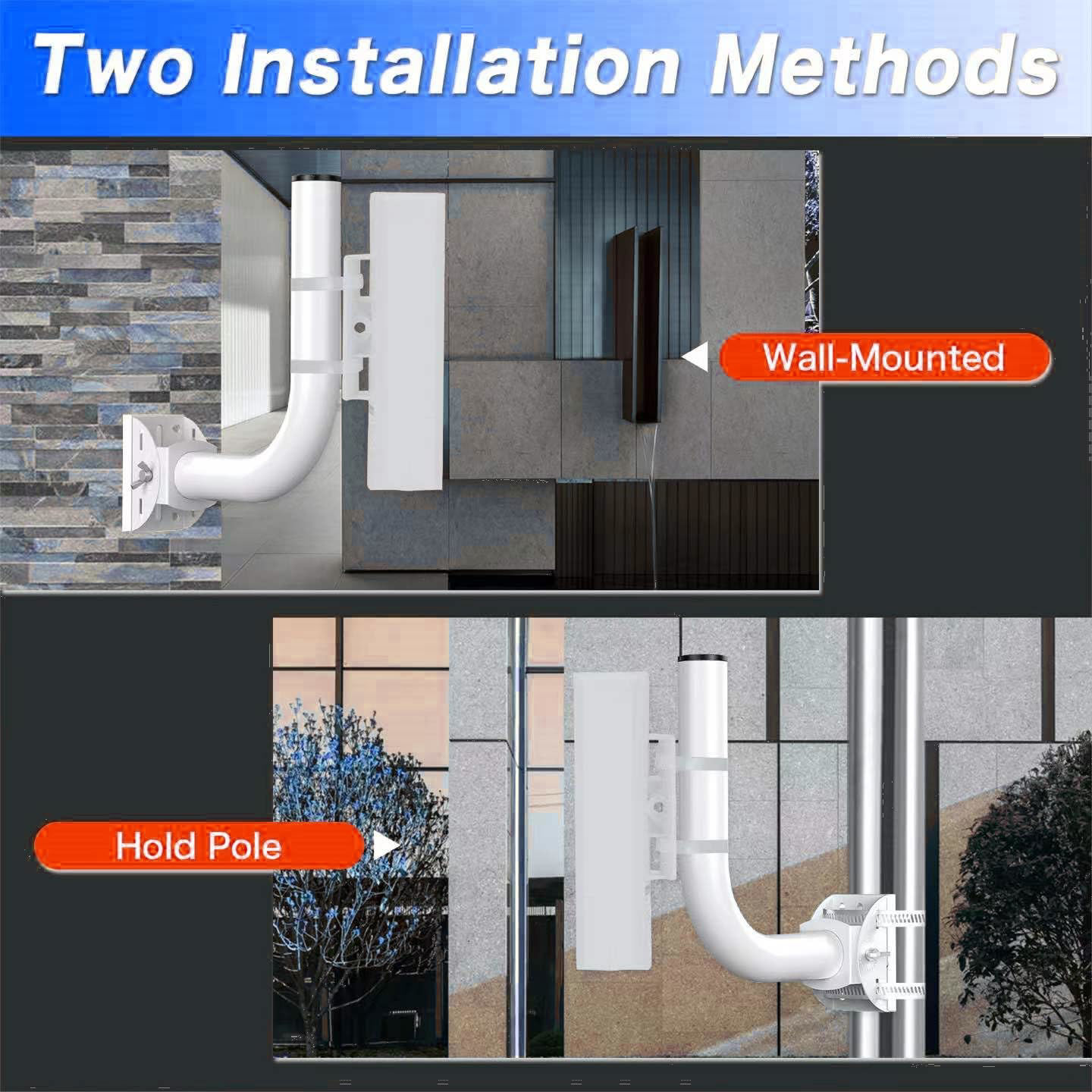 GetUSCart- Pole Mount Bracket for Wireless Bridge Point to Point ,Tp ...