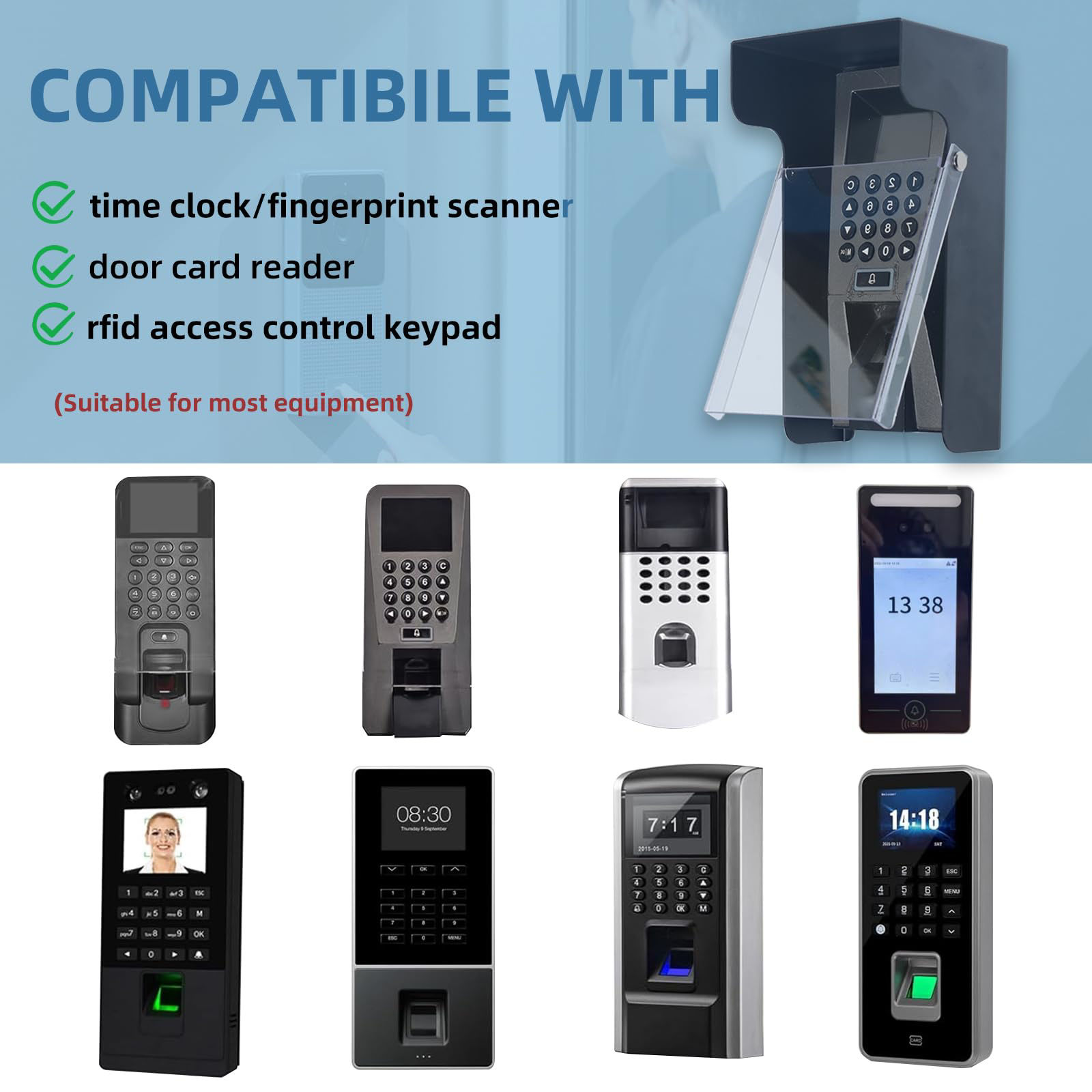 GetUSCart- Clear Flip Cap Keypad Rain Cover,High Quality Galvanized ...