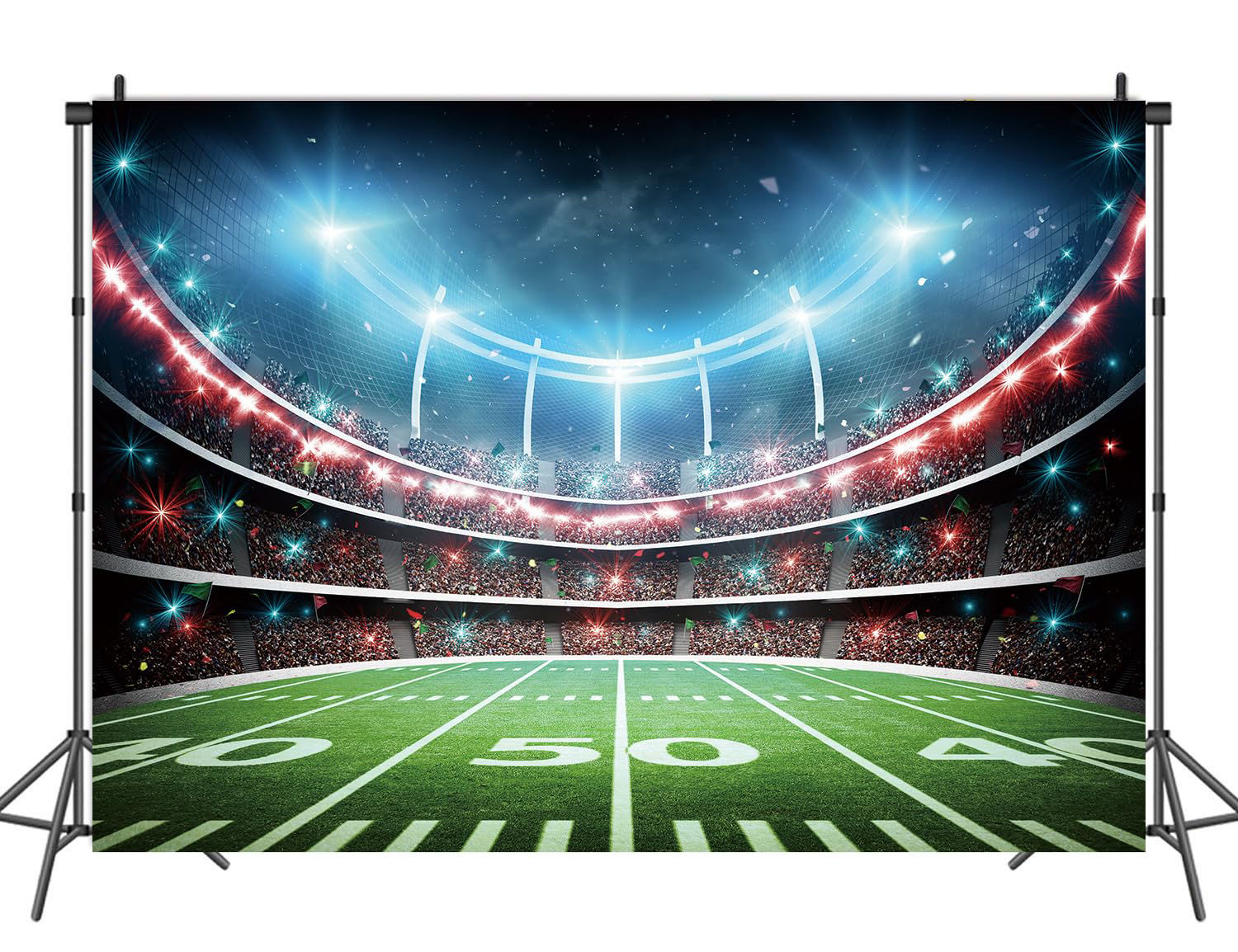 GetUSCart- Football Field Backdrop Sports Stadium Auditorium Light ...