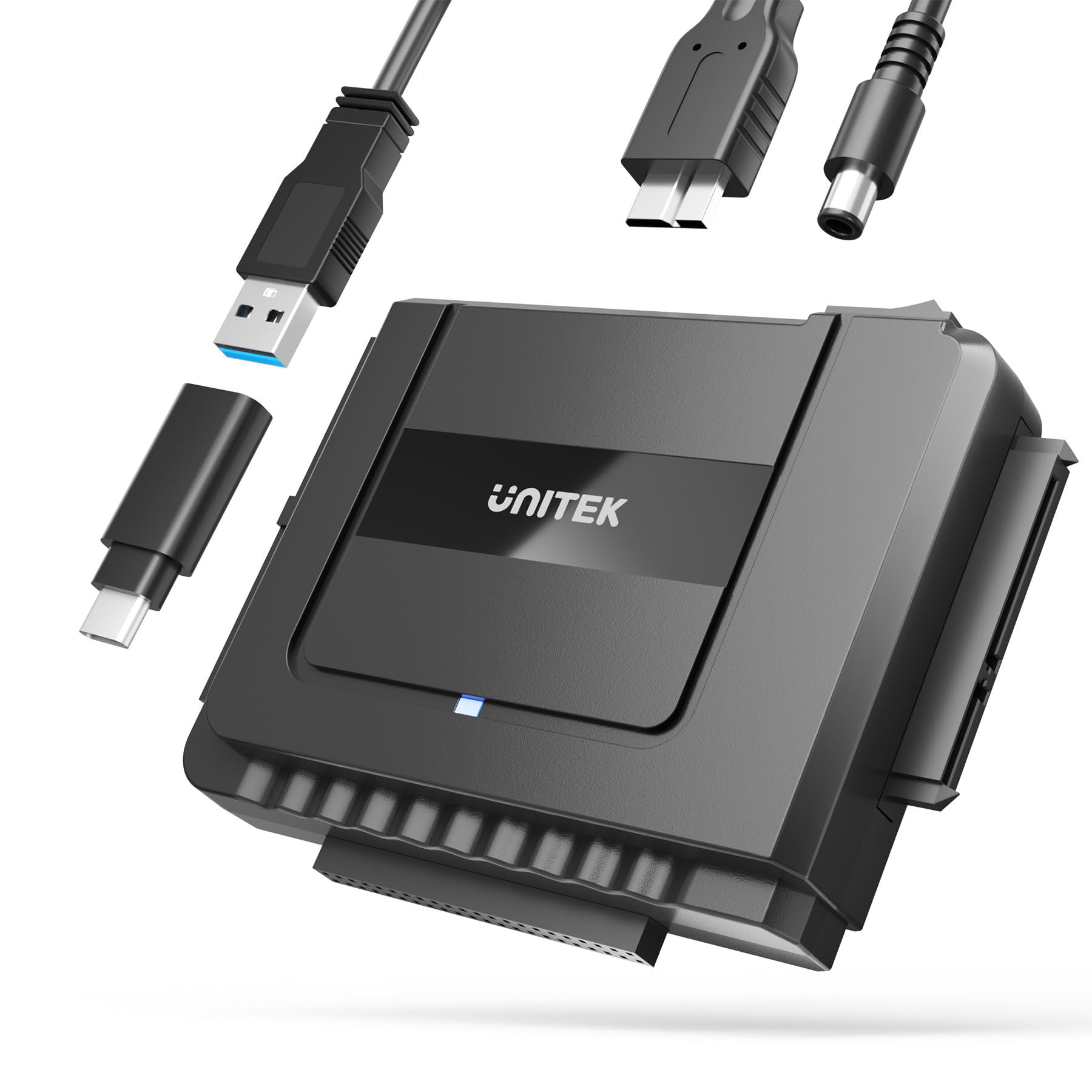 GetUSCart- Unitek USB C to SATA IDE Adapter - External Hard Drive Adapter Converter Kit for ...