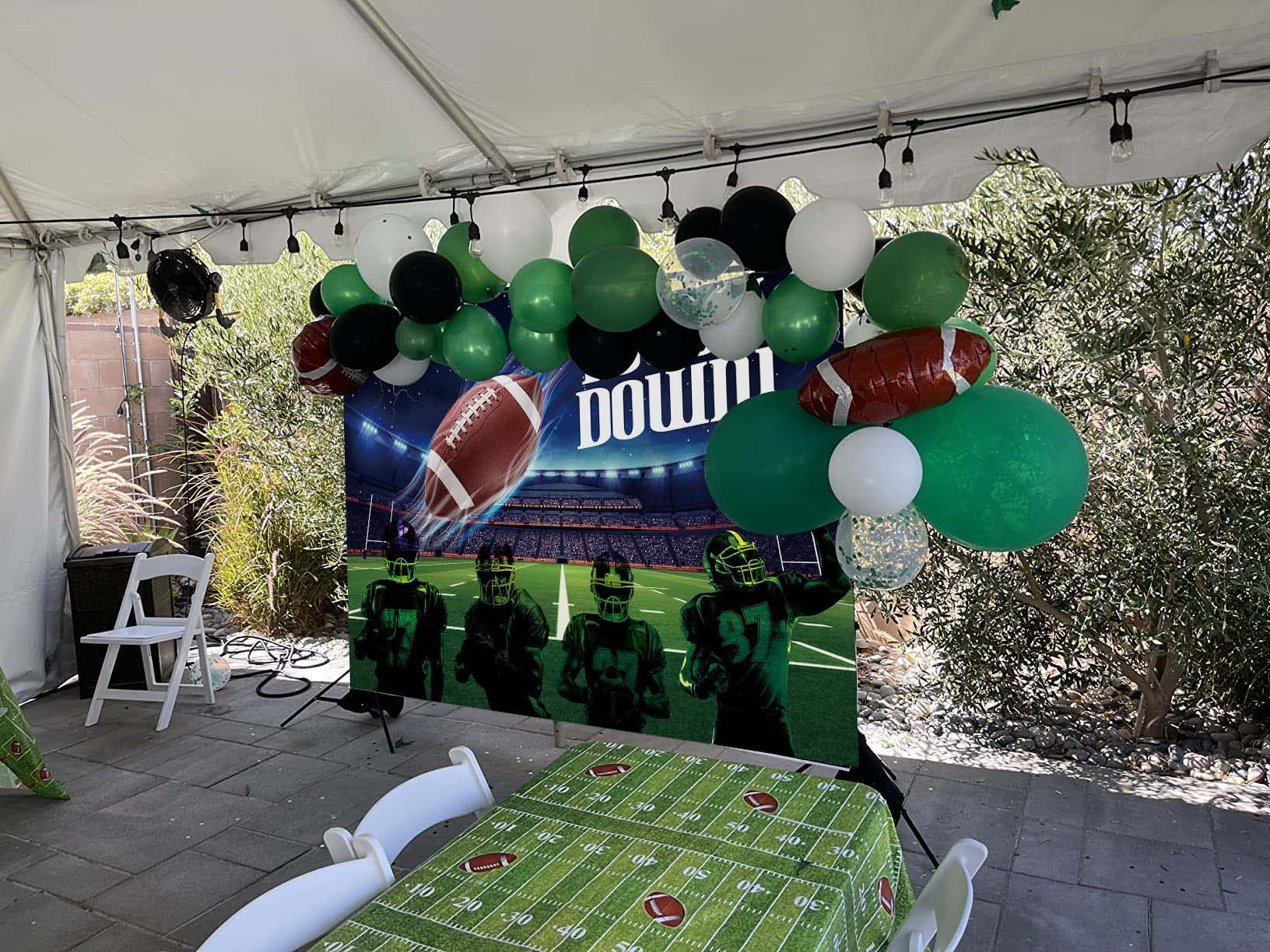 GetUSCart- Football Touchdown Backdrop 7x5FT Bowl Night Football ...