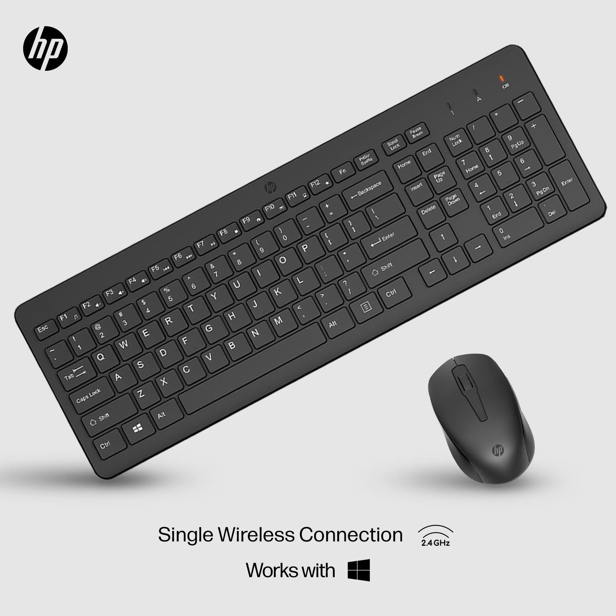 GetUSCart- HP 330 Wireless Keyboard and Mouse Combo - 2.4 Ghz Wireless ...