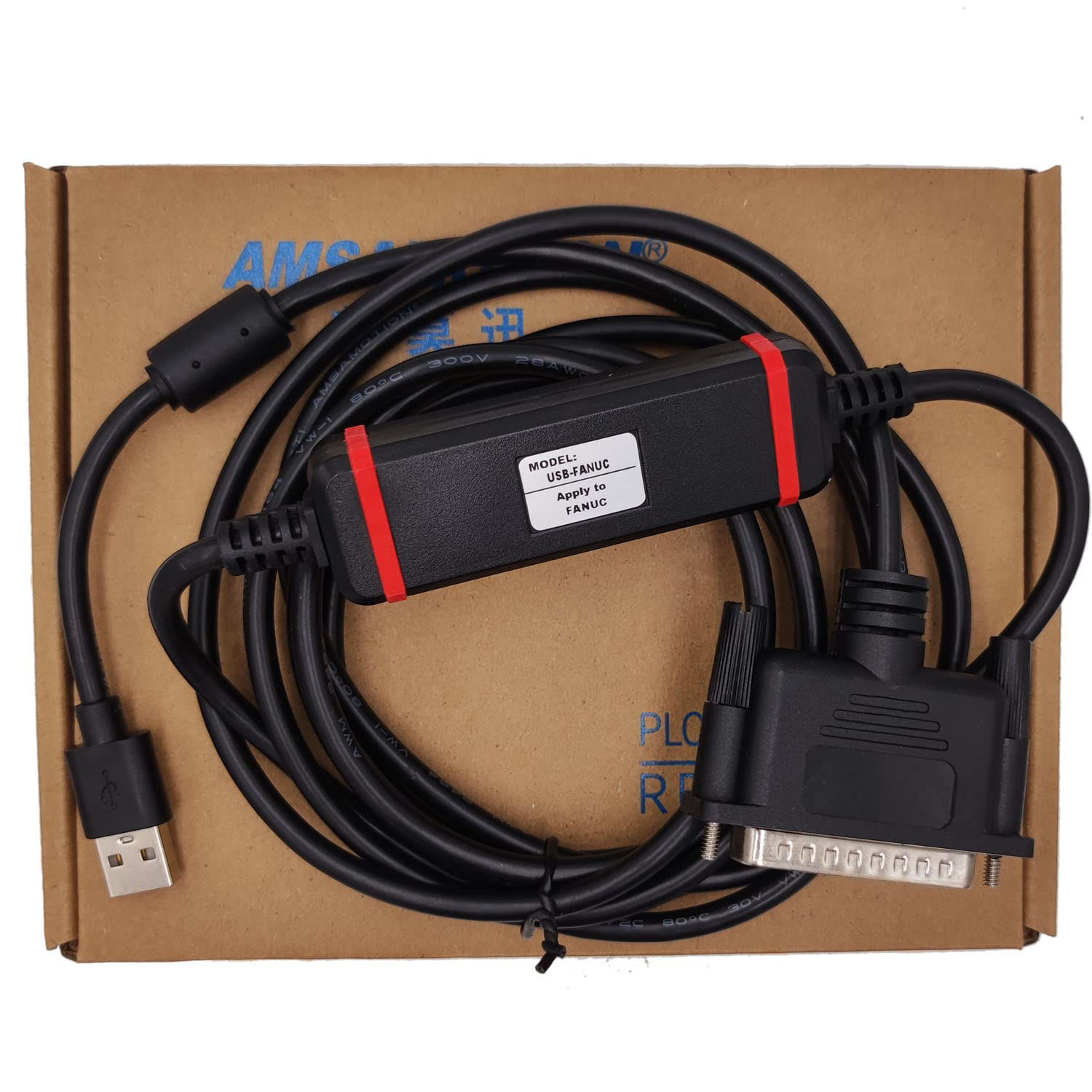 GetUSCart- DCYNXC USB-FANUC Cable for Fanuc USB to DB25 Pin CNC Fanuc ...