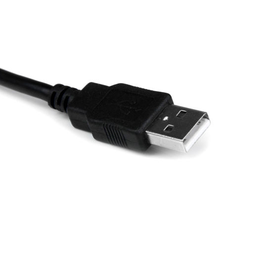 GetUSCart- StarTech.com 1 ft. USB to RS232 Serial DB9 Adapter Cable with COM Port Retention - Up ...