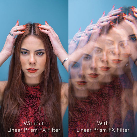 GetUSCart- Camera Linear Filter, 77MM Prism Film Special Effects Glass Repeater Lens Repeat ...