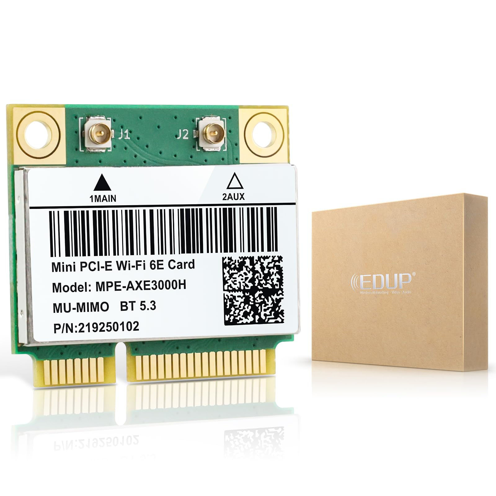 GetUSCart- AX210HMW WiFi Card, Wi-Fi 6E Laptop Wireless Card Mini PCIE ...