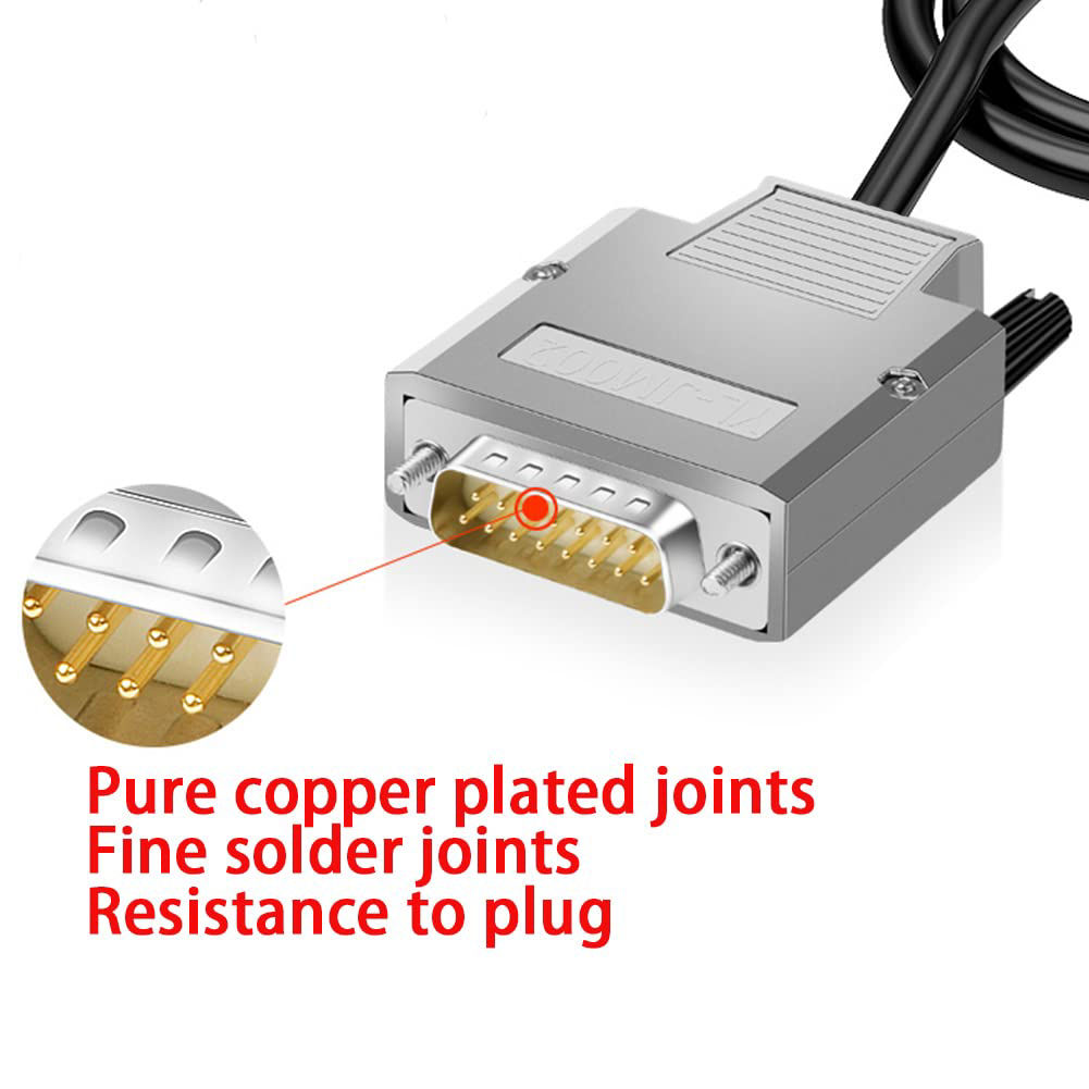 GetUSCart- ANMBEST DB15 Solderless Breakout Connector with 5Ft 24AWG Replacement Cable, Metal ...