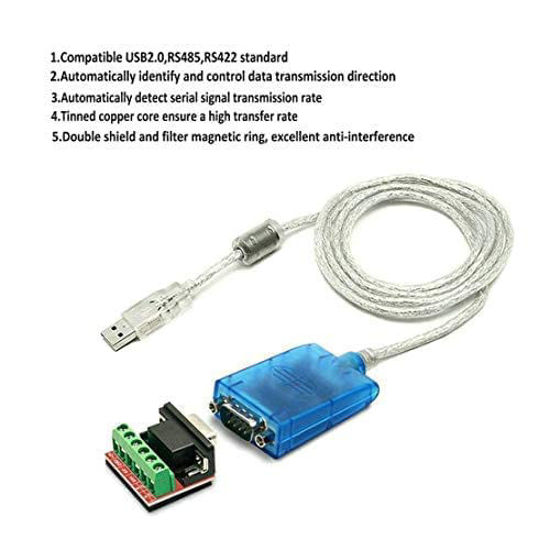 GetUSCart- Jeirdus USB to RS422 RS485 Serial Port Converter Adapter Cable with FTDI Chip Support ...