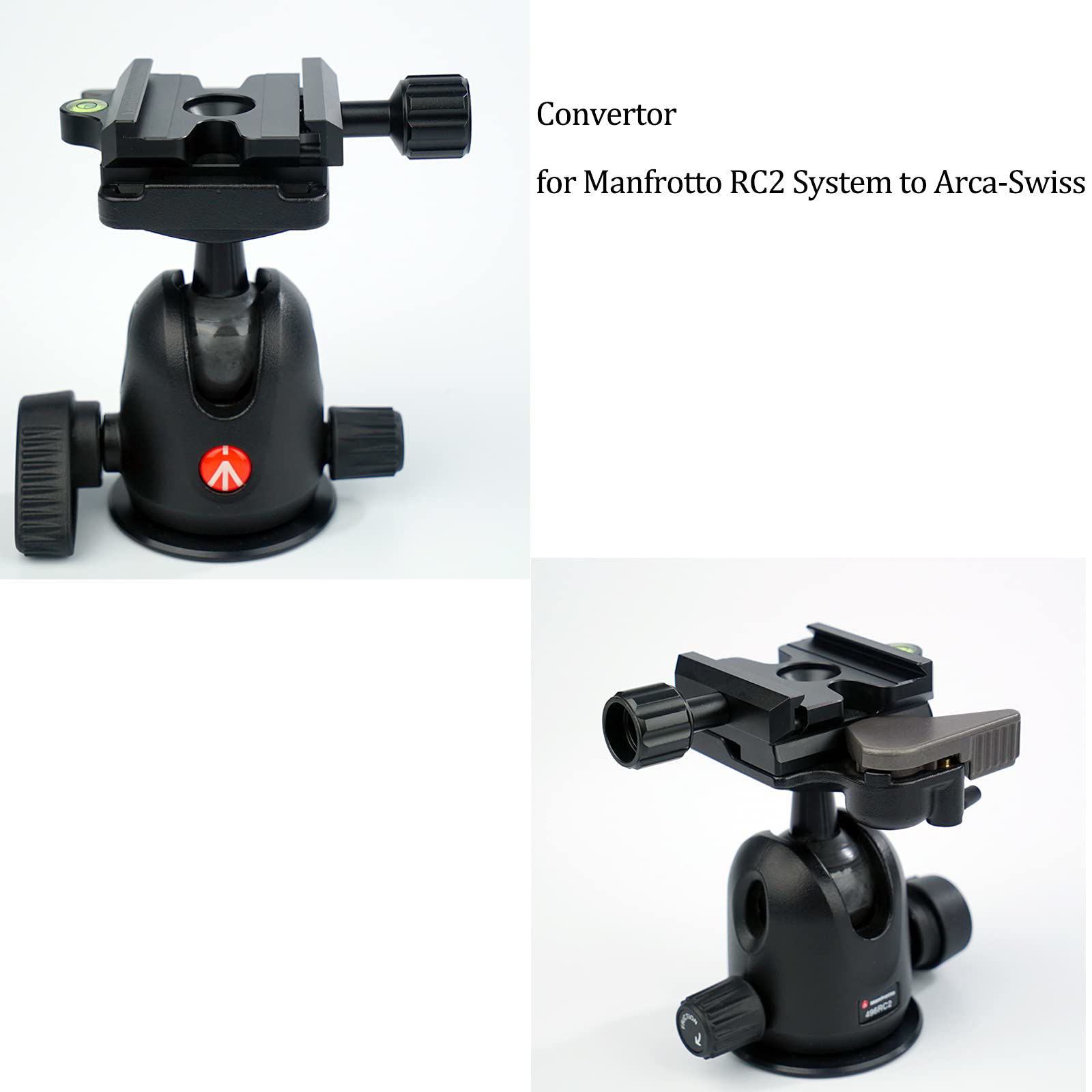 GetUSCart- Haoge Quick Release QR Clamp Adapter Convertor for Manfrotto ...