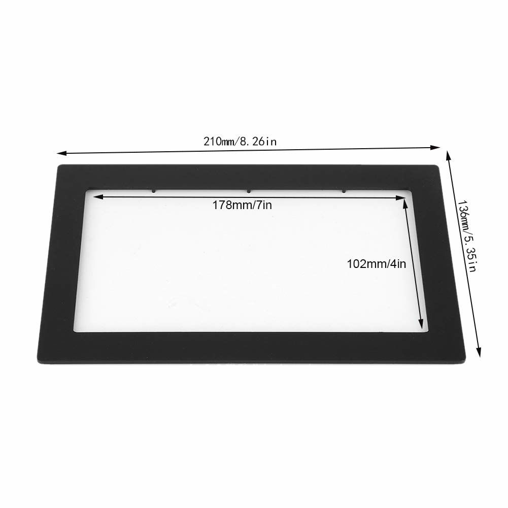 GetUSCart- Car Dashboard Stereo Frame, Universal Car 7 Inch 2 Din Dash ...