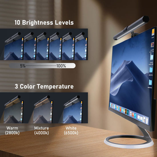 GetUSCart- Computer Monitor Light Bar for Eye Caring - 3 Color Modes ...