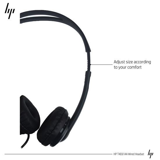 GetUSCart- HP Wired Mic Headset w/Microphone for PC (3.5mm Stereo ...