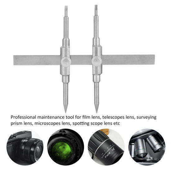 GetUSCart- Camera Lens Spanner, Dual Tip Len Repair Wrench Stainless ...