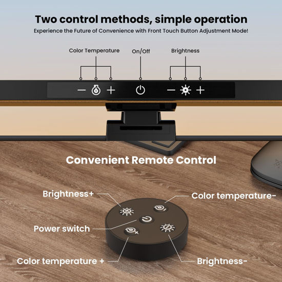 GetUSCart- BlitzMax Monitor Light Bar with Remote Control, USB Computer ...