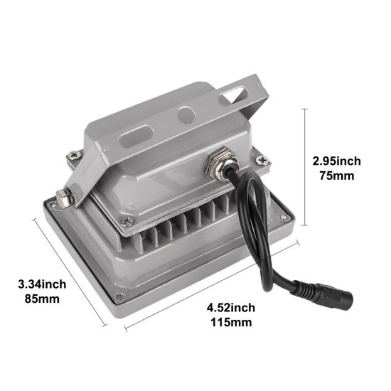 GetUSCart- UQISOVI Night Vision IR Illuminators 940nm Invisible 6-LEDs Infrared Light IP65 Water ...