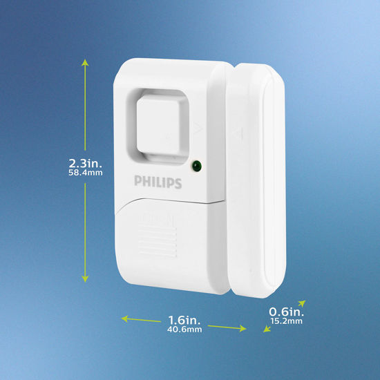 GetUSCart- Philips Personal Security Window and Door Alarm, 4 Pack, DIY ...