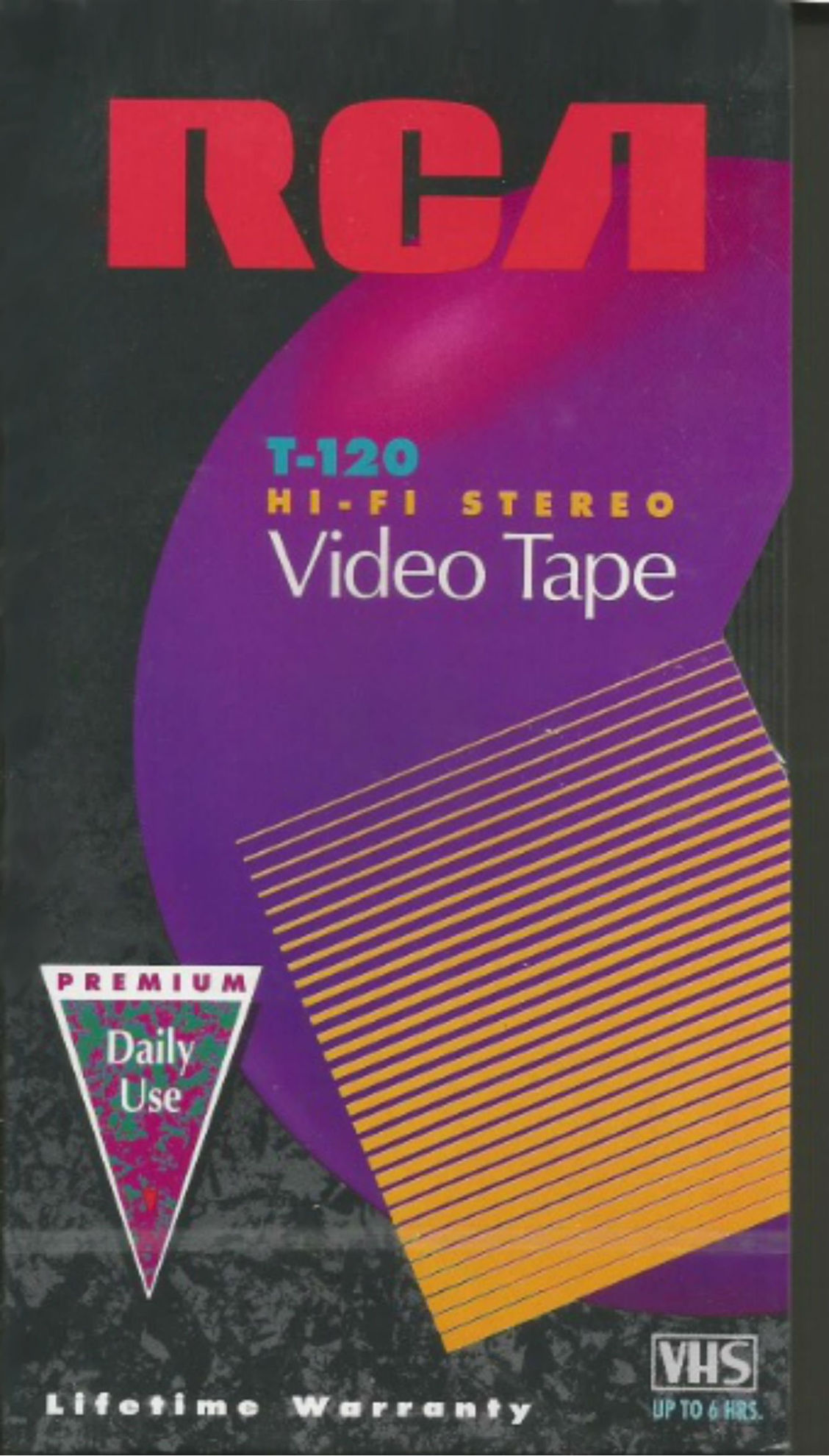 GetUSCart- RCA T120 Hi-Fi Premium Grade VHS Video Tapes (3 Pk)