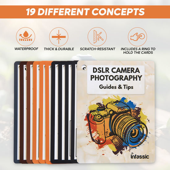 GetUSCart- DSLR Camera Photography Cheat Sheet Cards - Photography ...