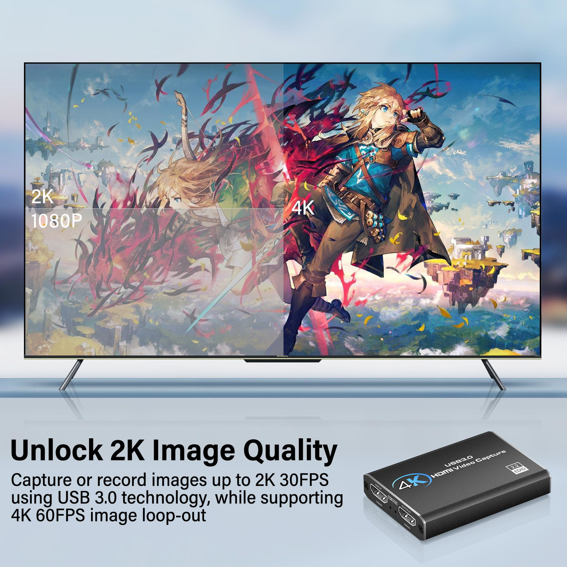 GetUSCart- HDMI Video Capture Card for Switch - 4K External Capture ...