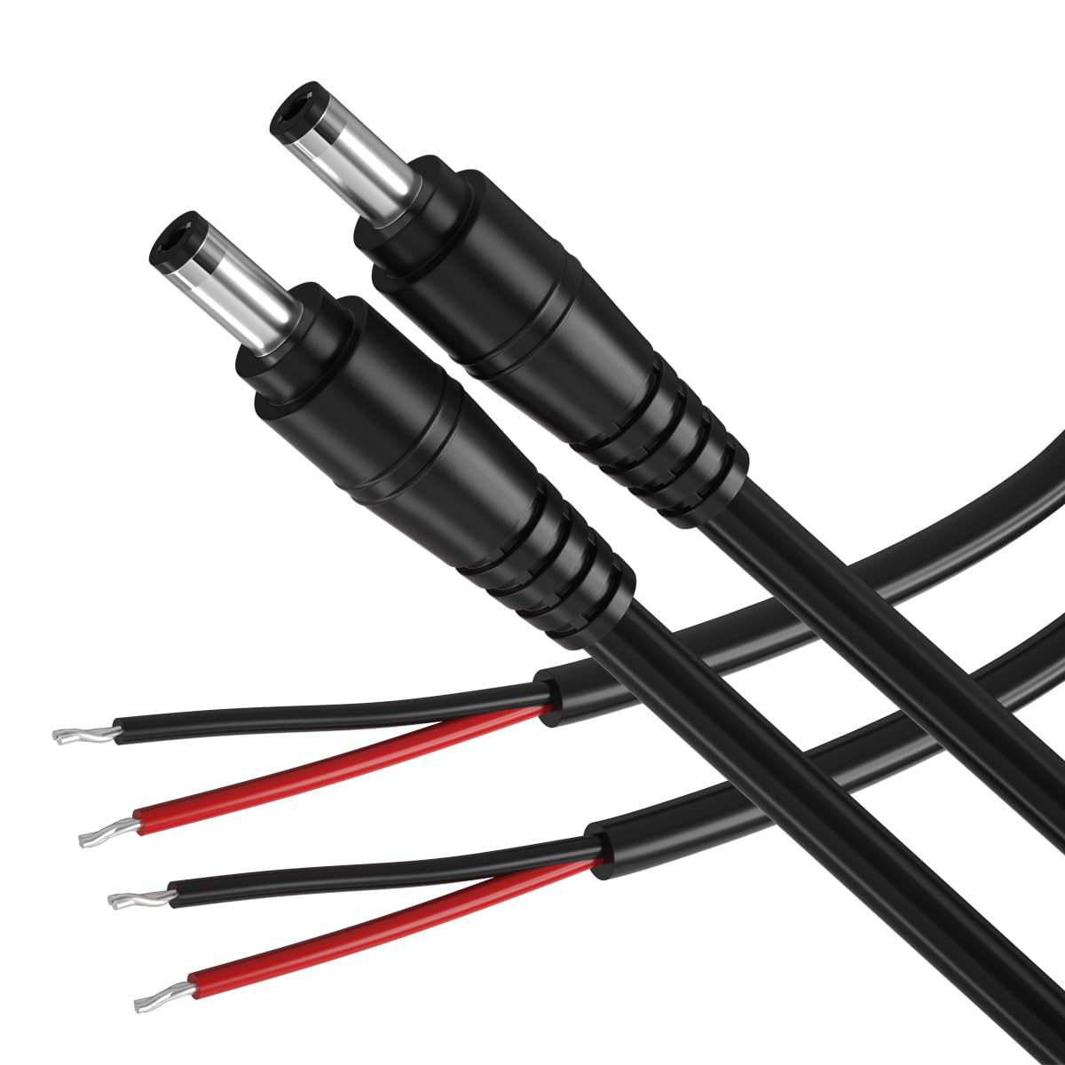 GetUSCart- 2Pack 16AWG DC Plug Connector DC Power Pigtails Cable,2.1mm ...