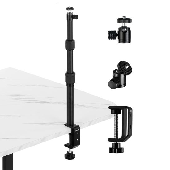 GetUSCart- Selens Tabletop Camera Desk Mount Stand, 9.4"-18.5" with 1/4 ...