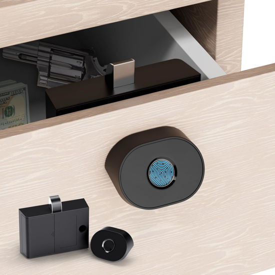 GetUSCart- LLtronation Handle-Style Fingerprint Cabinet Lock, Smart ...