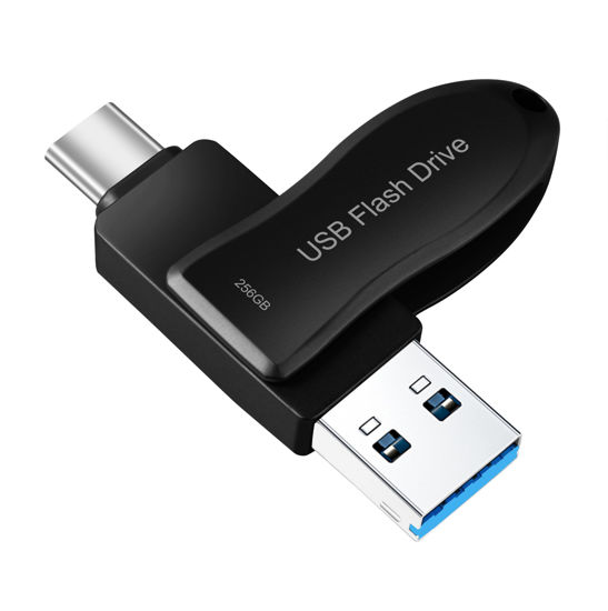 GetUSCart- USB C Flash Drive 256GB for Phone Photo Stick Thumb Drive ...