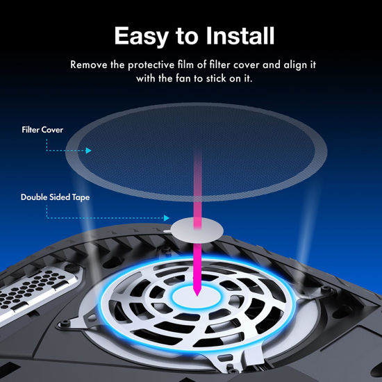 GetUSCart- GRAUGEAR PS5 Dust Protector Cover Kit, PS5 Port Plugs + PS5 ...