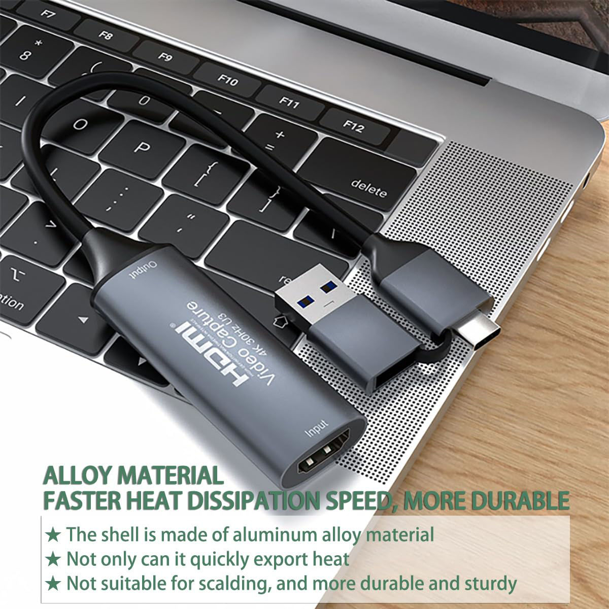 GetUSCart- AMZHRLY 4K HDMI to USB 3.0 Type C Video Capture Card 1080P ...