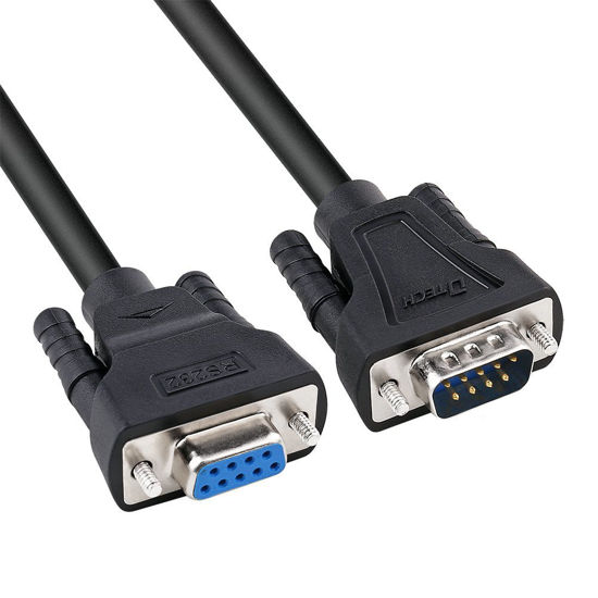 GetUSCart- DTech 1.5ft COM Port Serial Cable Male to Female RS232 ...