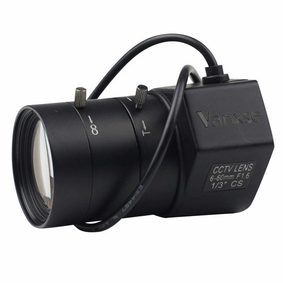 GetUSCart- Vanxse CCTV Camera Varifocal Lens CS Mount DC Drive Auto ...