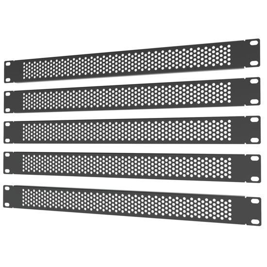 GetUSCart- QiaoYoubang 5 Pack 1U Venting Blank Panel - Steel Blank Rack ...