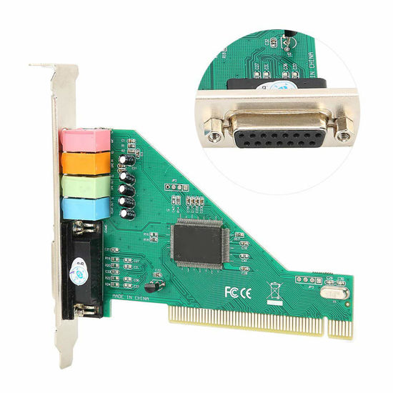 GetUSCart- Desktop and Peripherals Pci Sound Card Channel 4.1 for ...