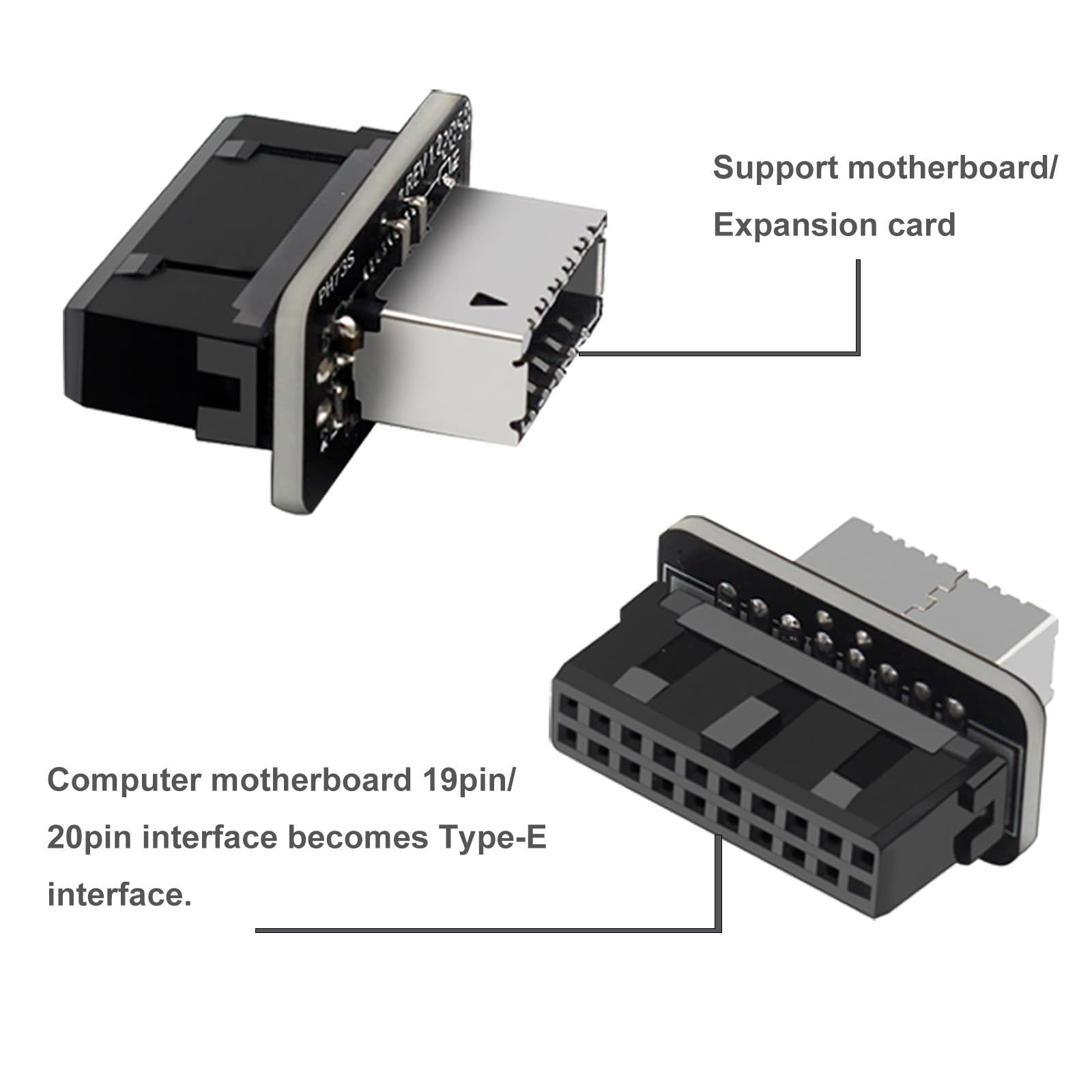 GetUSCart- COMeap USB 3.2 Gen 1 to USB 3.2 Gen 2 Header Adapter, USB 3. ...
