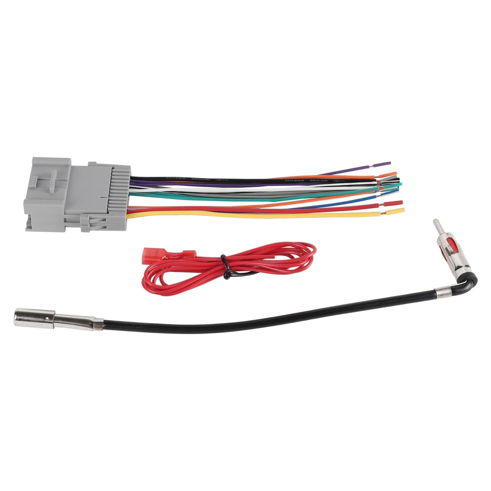 GetUSCart- NuIth Stereo Wiring Harness W/Factory Antenna Plug to ...
