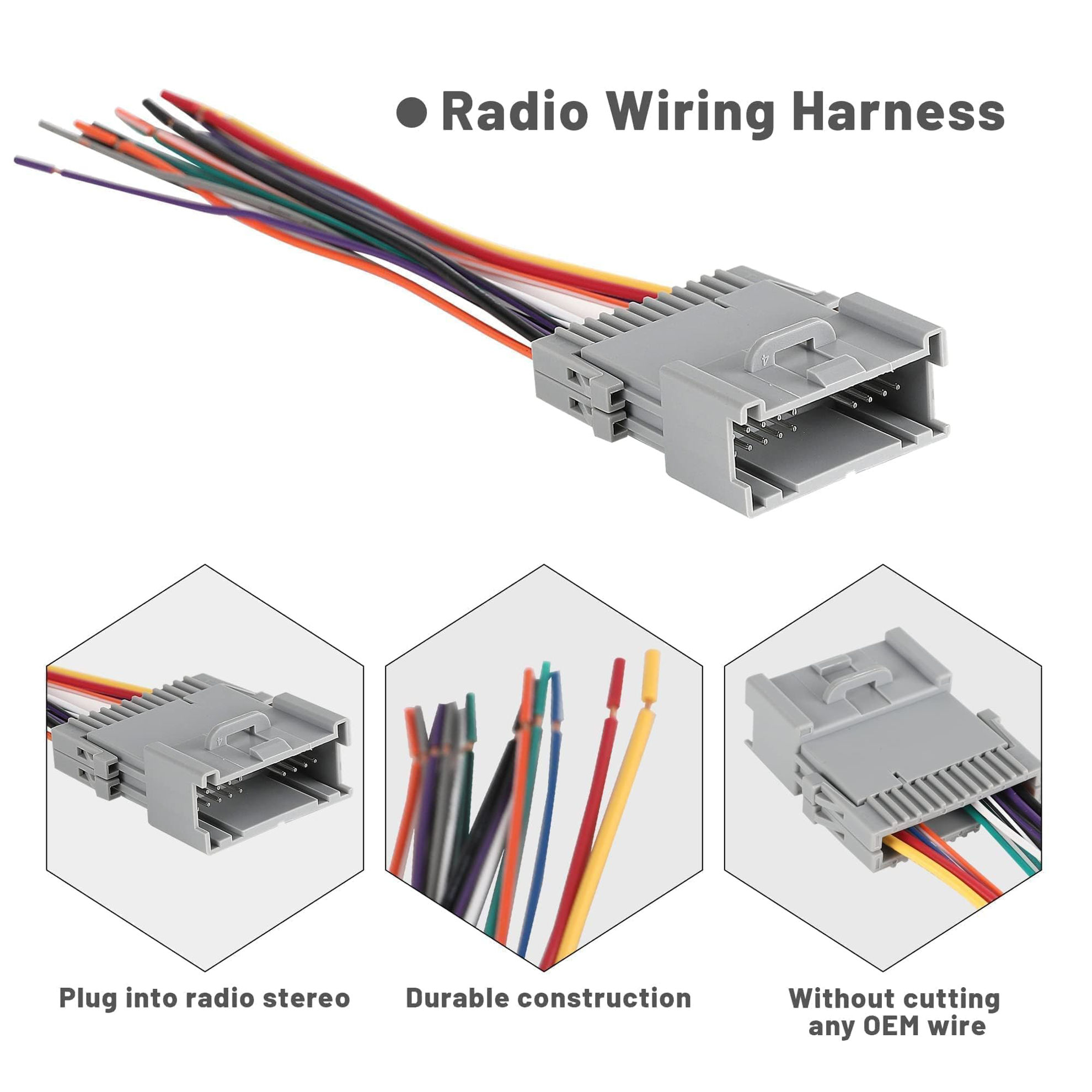 2006 Gmc Sierra Stereo Wiring Harness