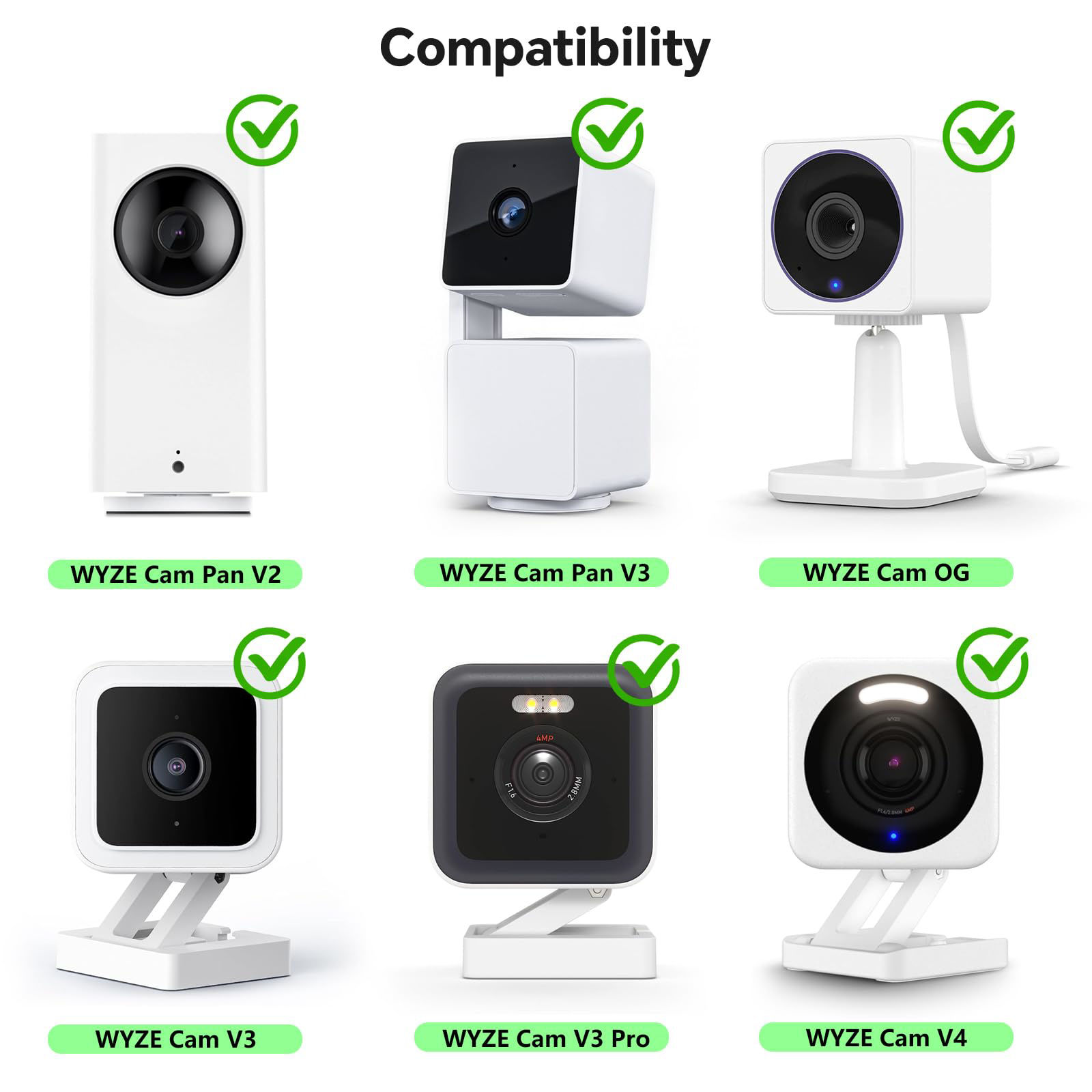 GetUSCart- 25FT Outdoor Power Adapter for WYZE Cam V4, WYZE Cam OG/V3 ...