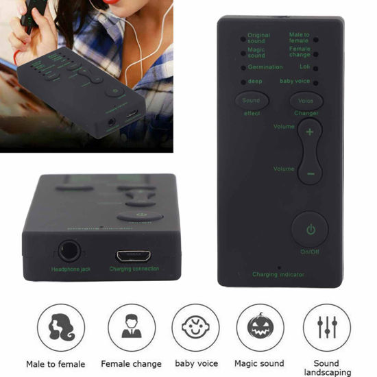 GetUSCart- Scream Voice Changer, Portable Live Sound Card, External ...