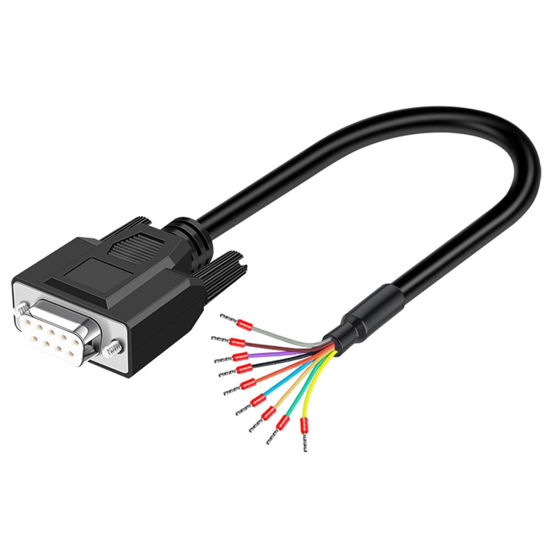 GetUSCart- ANMBEST DB9 Female Solderless Breakout Connector with 5Ft ...