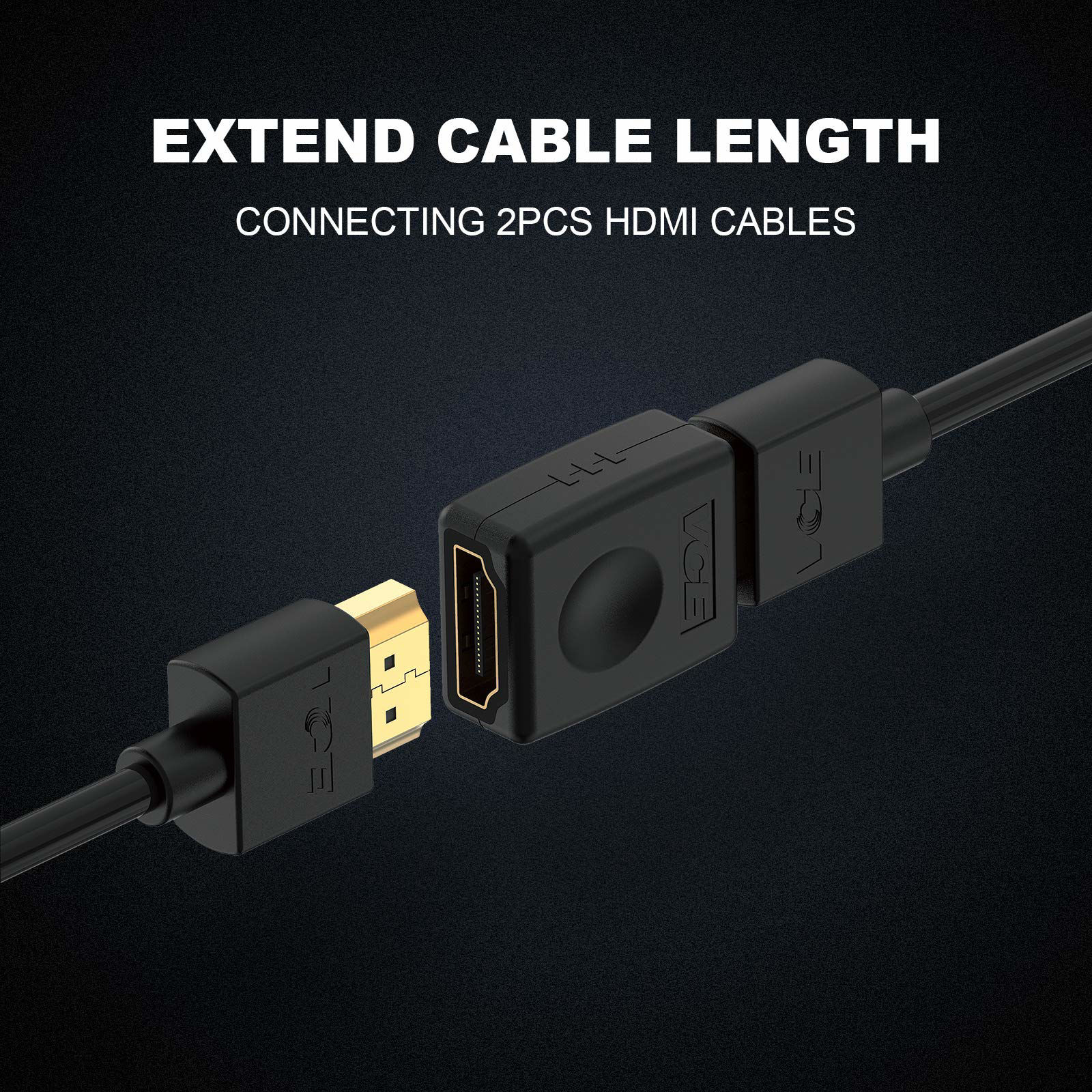 GetUSCart- VCE HDMI Coupler 10-Pack, HDMI Female to Female Connector ...