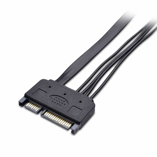 GetUSCart- Cable Matters 2-Pack 22-Pin Power and Data SATA Extension ...