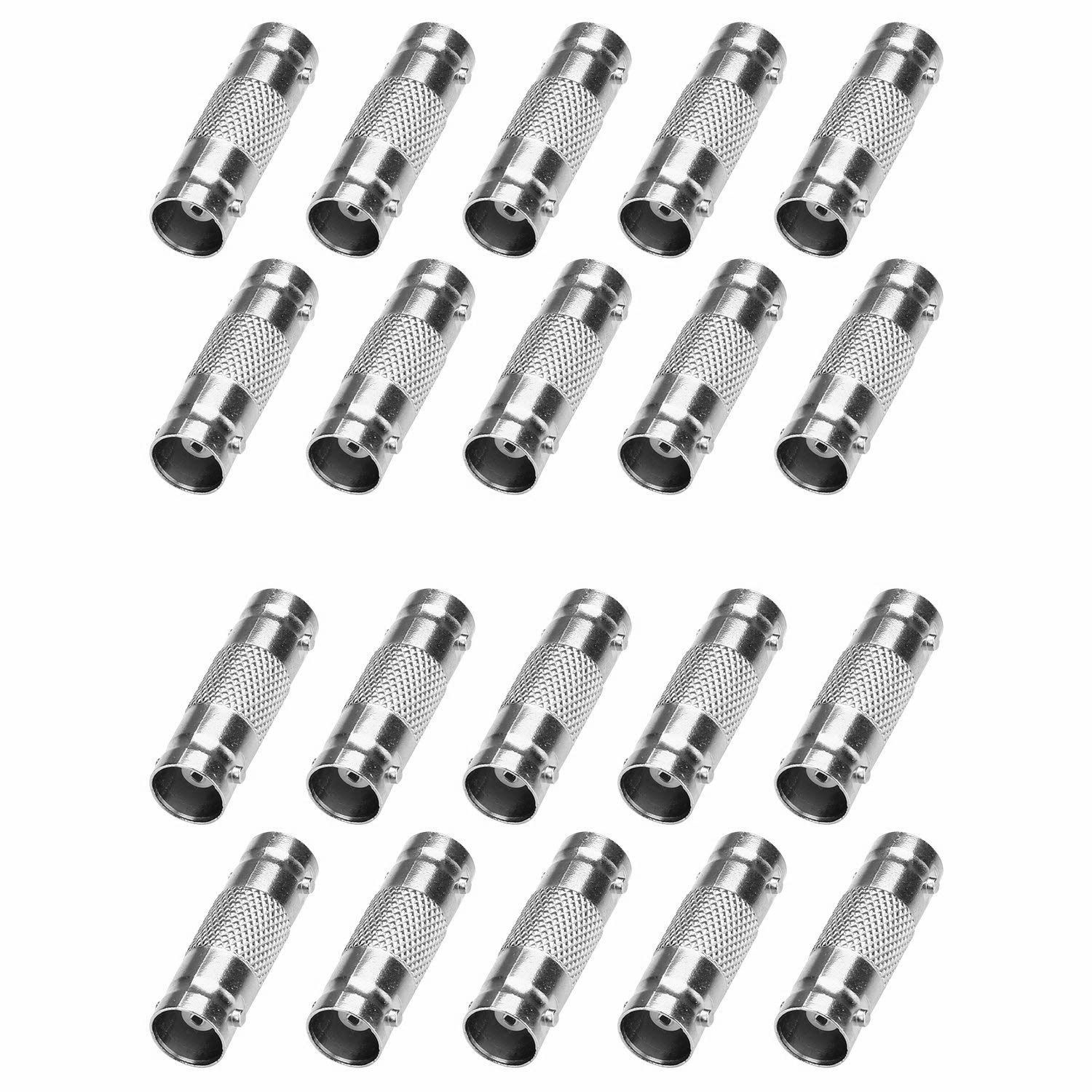 GetUSCart- TJMD BNC Connectors 50 Pcs BNC Barrel connectors BNC Female ...
