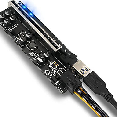GetUSCart- New Version 009S Plus PCIE Riser 1x to 16x Graphic Extension ...