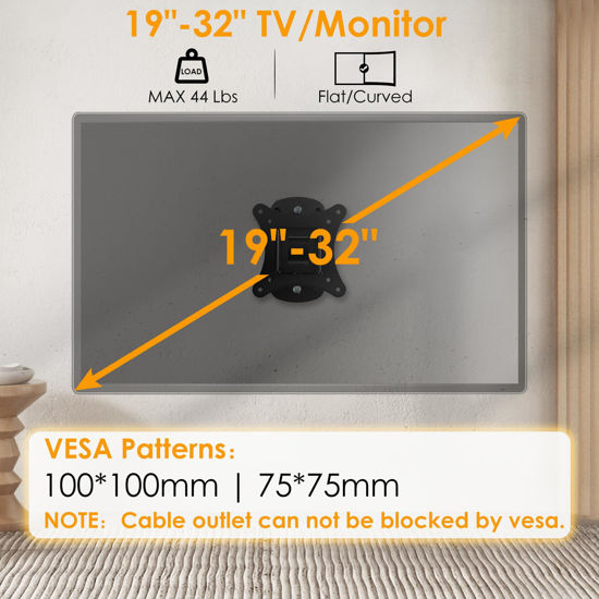 GetUSCart- SweeEase Vesa Monitor TV Wall Mount for 19 to 32 inch ...