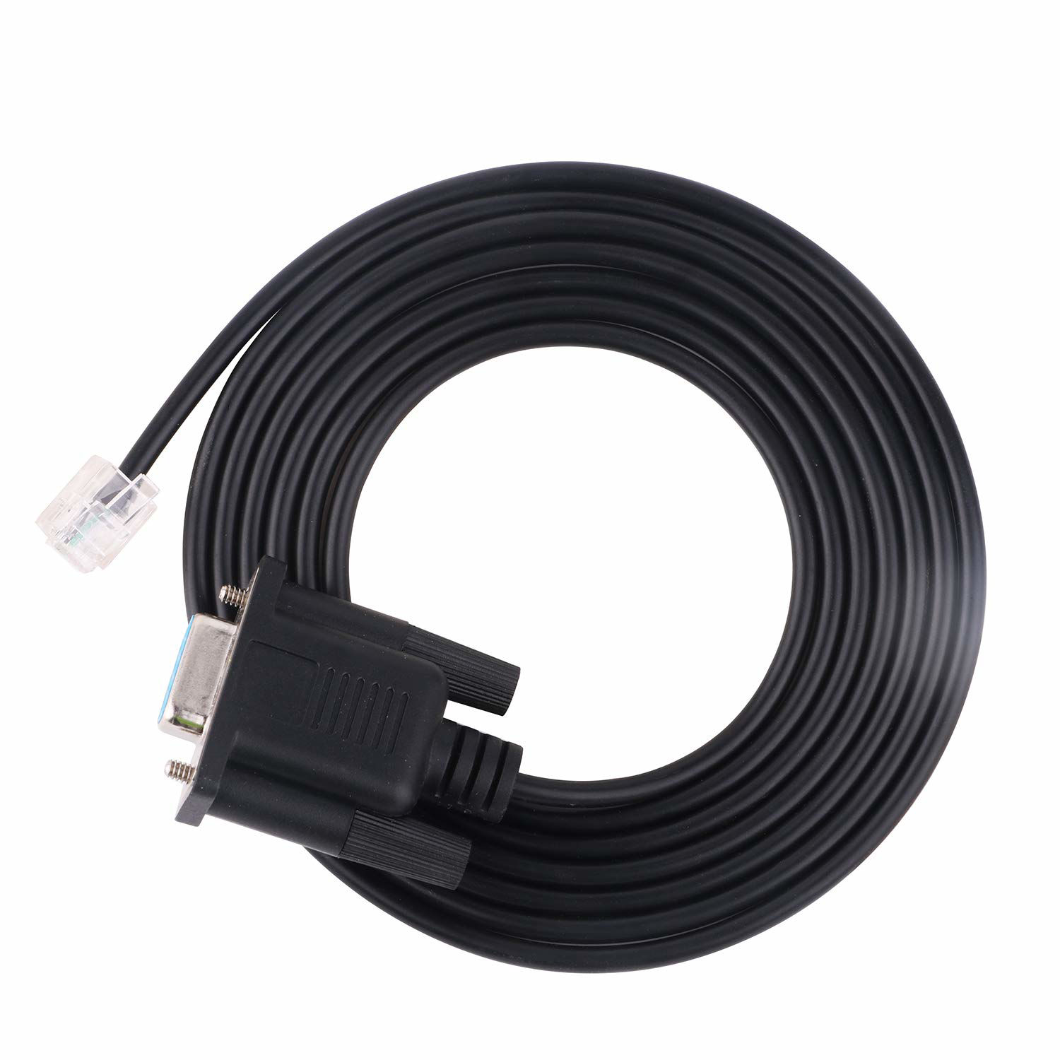 GetUSCart- 6FT DB9 RS232 to RJ11 6P4C Serial Console Cable for APC ...