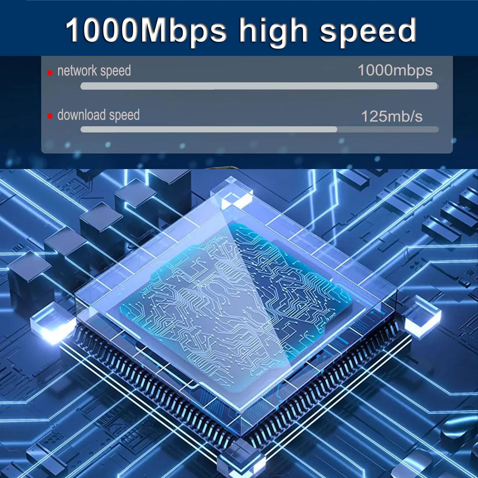 GetUSCart- Ethernet Splitter 1 to 4 1000Mbps, Ethernet Switch High ...