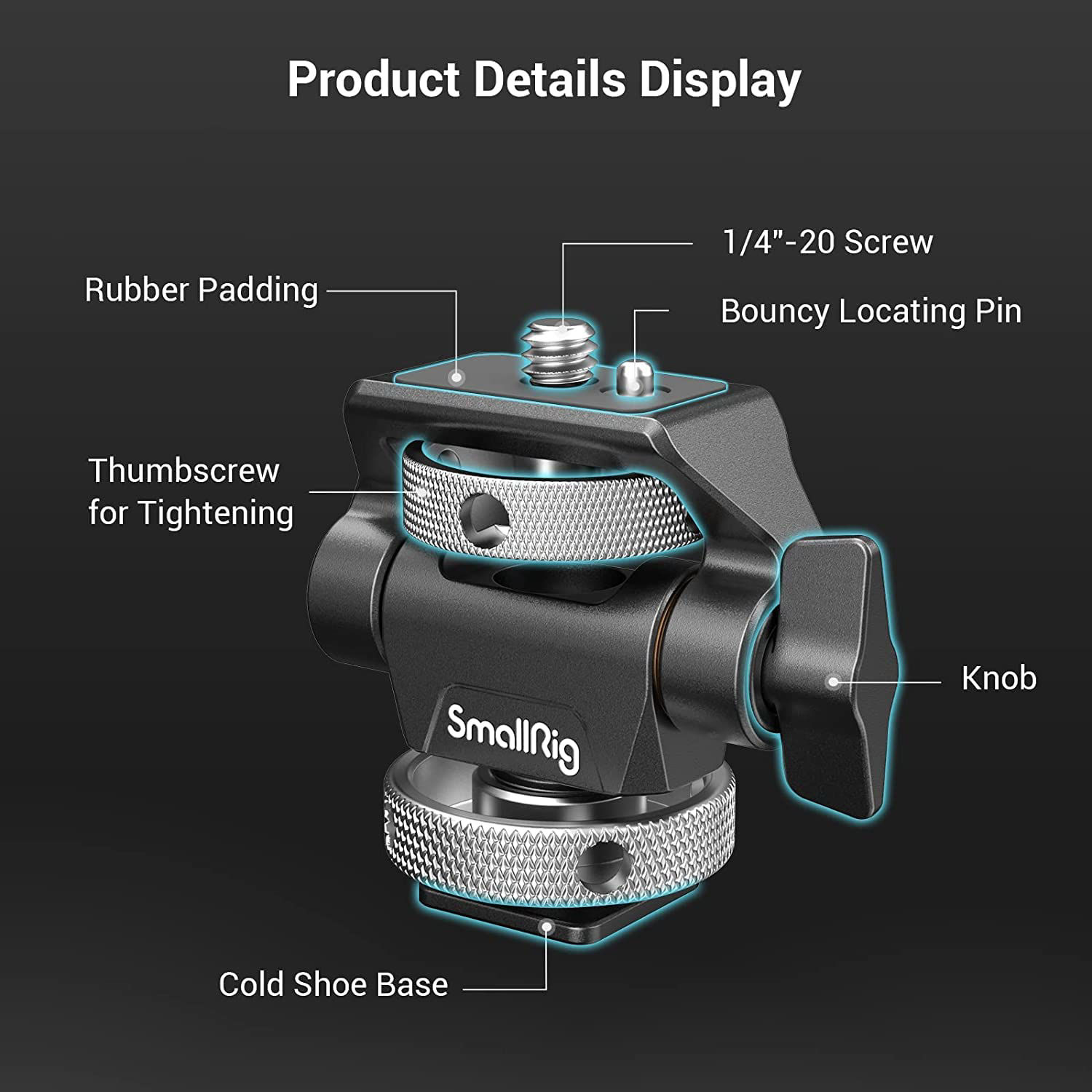 GetUSCart- SMALLRIG Field Monitor Mount Monitor Holder Swivel and Tilt ...