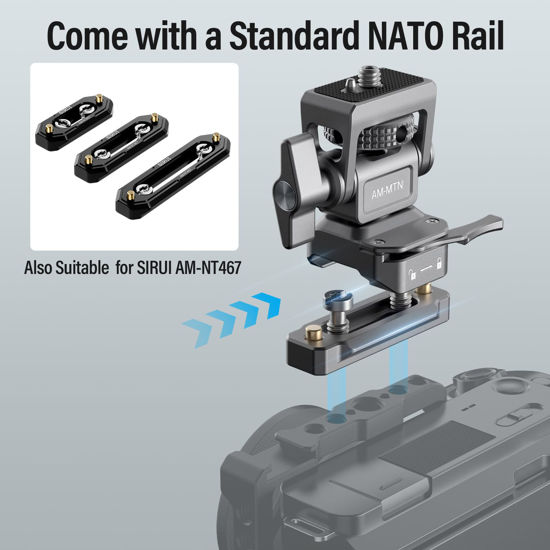 GetUSCart- SIRUI Camera Monitor Holder with NATO System Mount, 360 ...