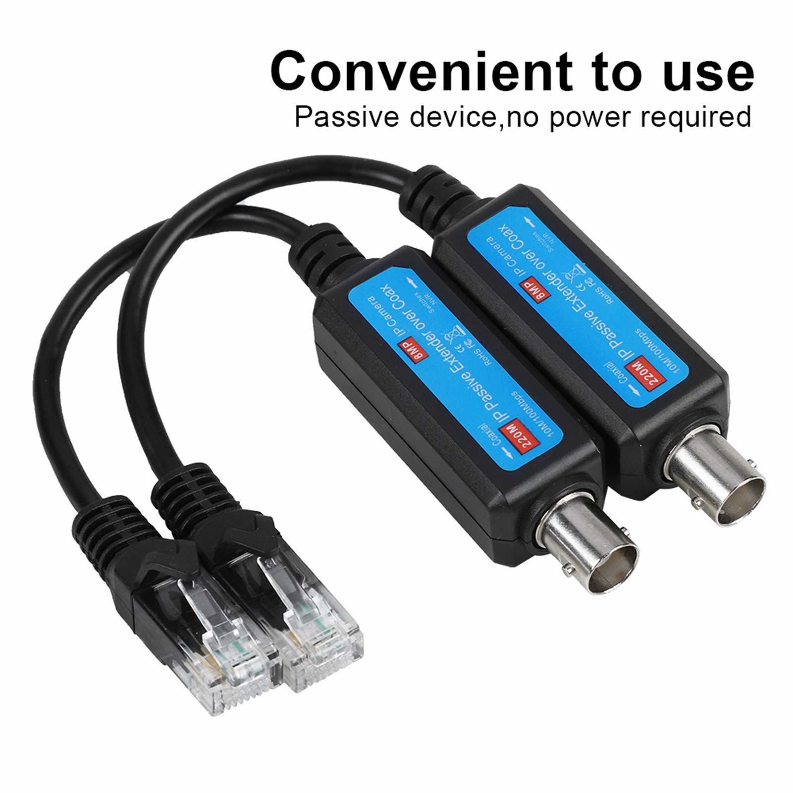 GetUSCart- Network Coaxial Transmitter, IP Passive Extender Ethernet ...