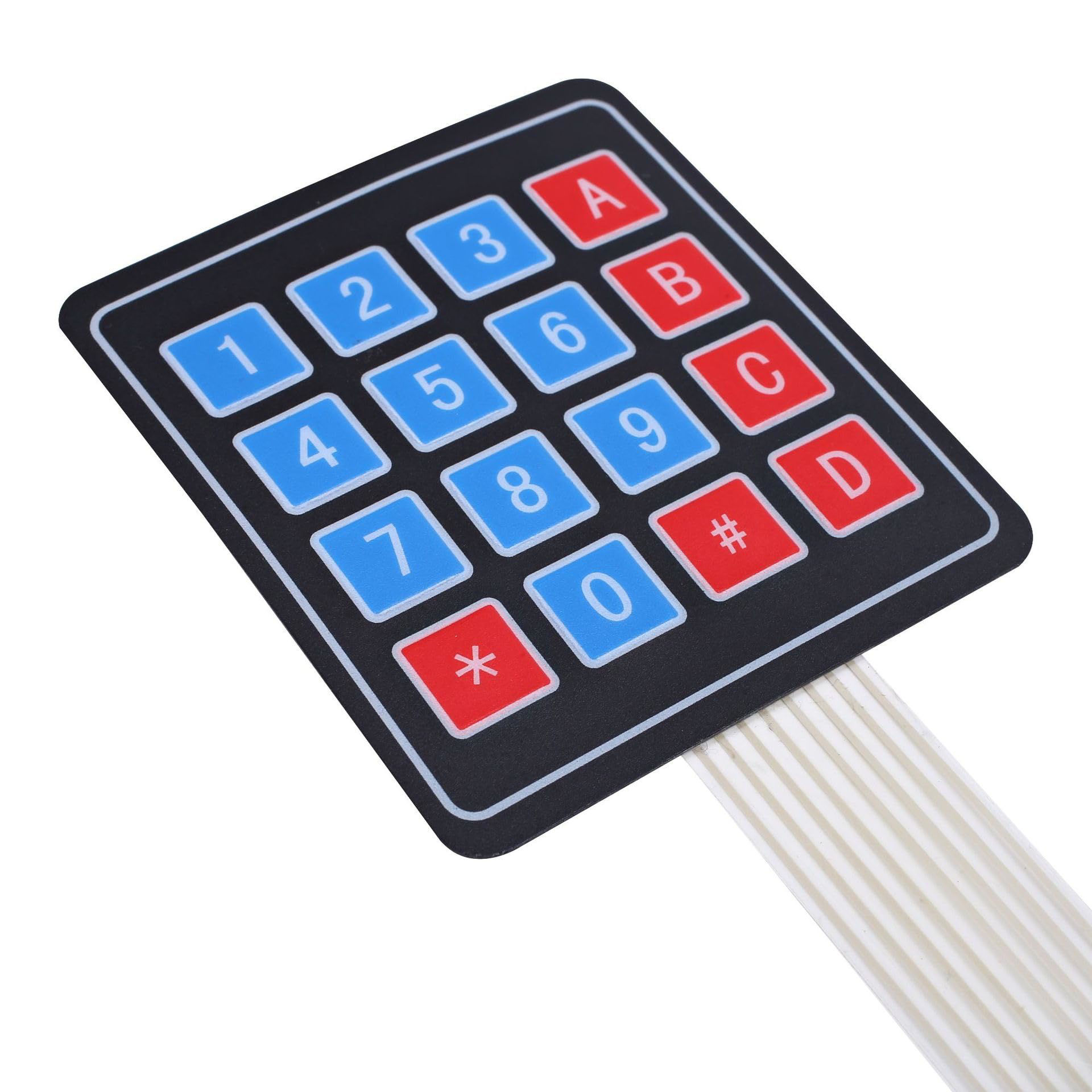 GetUSCart- Teyleten Robot 4 x 4 Matrix Array Membrane Switch Keypad Keyboard 16 Key Matrix Array ...